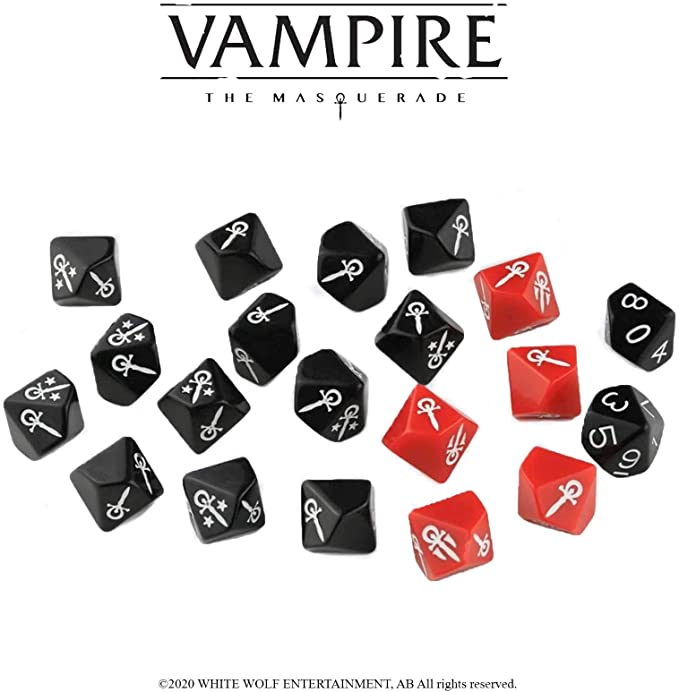Vampire The Masquerade V5: Dice Set – GamersaurusRex