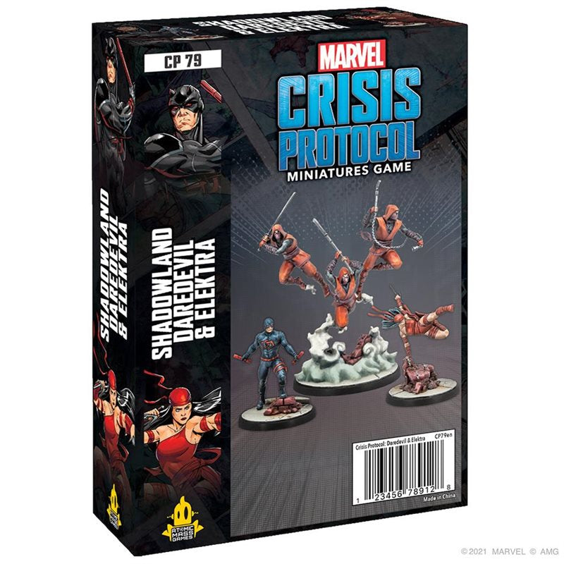 Marvel Crisis Protocol Shadowland Daredevil & Elektra – GamersaurusRex